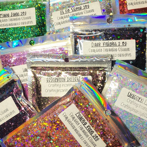 Fine Glitter, Neon Blue Glitter, DIY Projects Glitter, Neon Blue ...