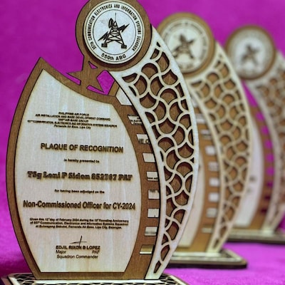 5 Different Designs Award Trophy Laser Cut Pack Award Trophy SVG Files ...