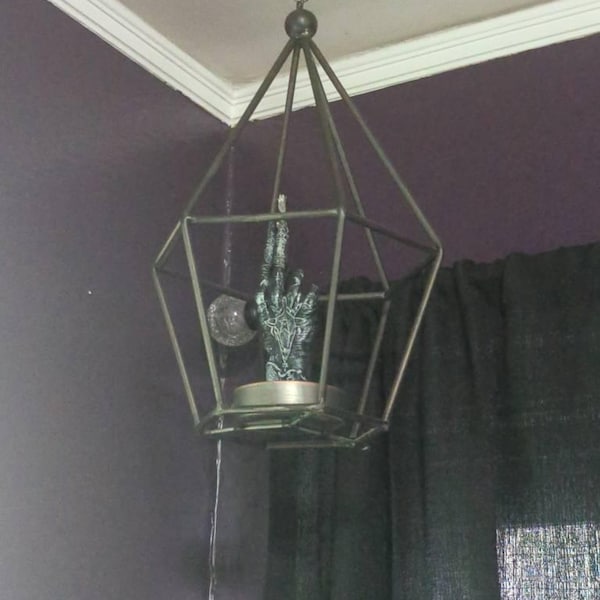 Lilith With Pentagram Candle – Black Wax Ritual Tool for Empowerment ...