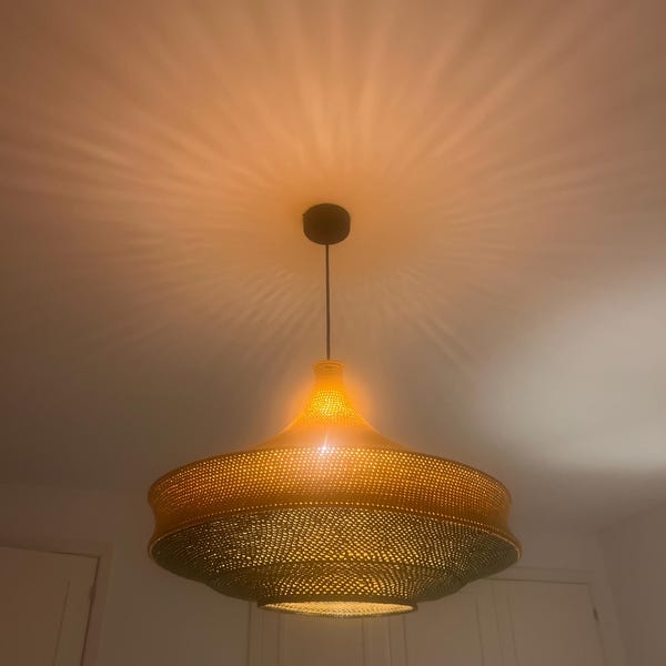 Crochet Lampshade | Crochet Swag Lights | Crochet Light | Handwoven ...