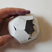 Soccer Ball Gift Box Svg, 3D Soccer Ball Svg, Football Ball Box Svg ...