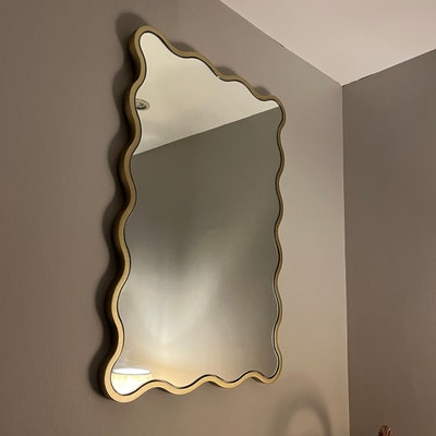 Squiggly Mirror, Wavy Mirror, Wiggle Mirror, Funky Wall Mirror ...
