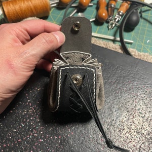 PDF Pattern. Leather Drawstring Coin Pouch - Etsy