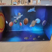 SOLAR SYSTEM diorama DIY Set Instant Download Includes Instructions and ...