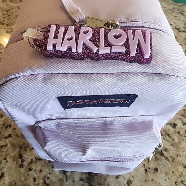 Backpack Name Tag | Acrylic Keychain | Personalized Acrylic Name Tag ...