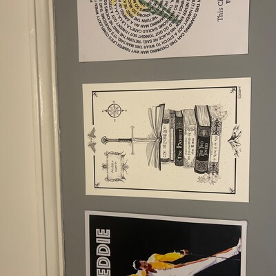 Tolkien Inspired Hand Drawn Book Stack Illustration Print // Lotr ...