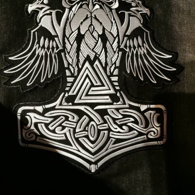 Cerberus Large Embroidered Back Patch - Etsy