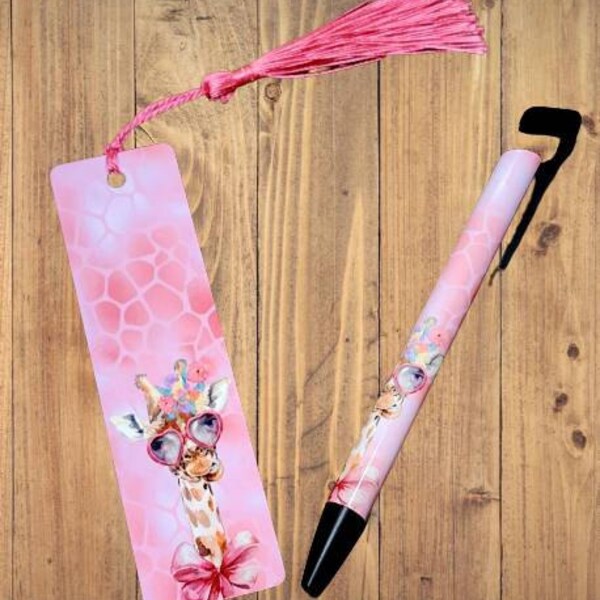 Watercolor Funny Giraffe Pens Wraps, Giraffe Print, Animal Print ...