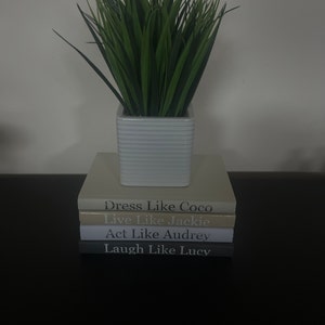 Modern Book Stack Book Set Coffee Table Books Coffee Table Decor Modern ...