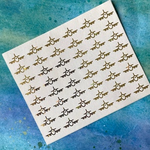 Mini Foil Planner Sticker 18 Pcs DAYSHIFT Work Shift Day Script Word - Etsy