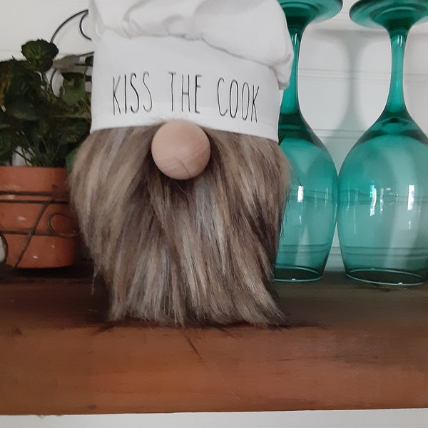 Gnome, Chef Gnome, Cooking Gnome, Scandinavian, Home Accents - Etsy