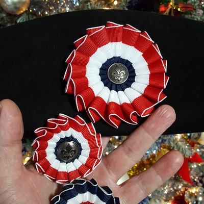 DIY Small Pleated Cockade Tutorial Cockade Pattern - Etsy