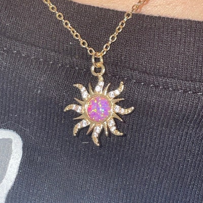 Tangled Rapunzel Dream Flower Sunset Micropaved Sunstone Zirconia Star ...