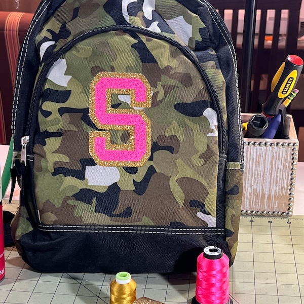 Faux Chenille Glitter HTV Font Athletic Sport Varsity Glitter Vinyl ...