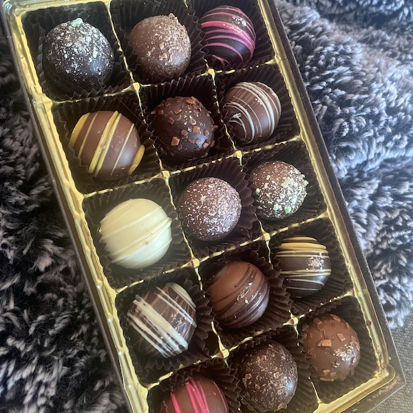 Truffles Assortment Gift Box - Etsy