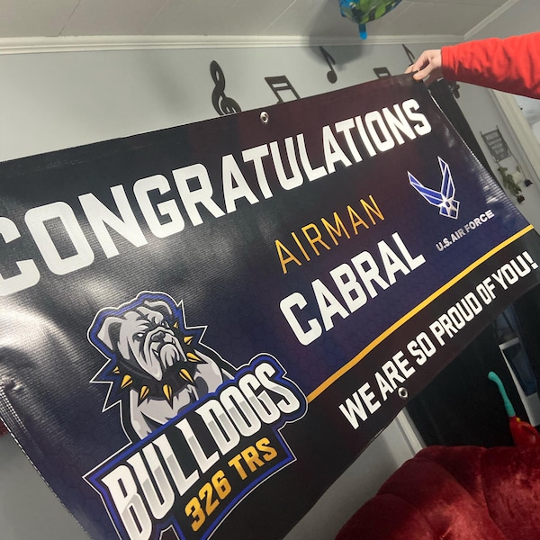 326 TRS Bulldogs Air Force Graduation Banner - Etsy