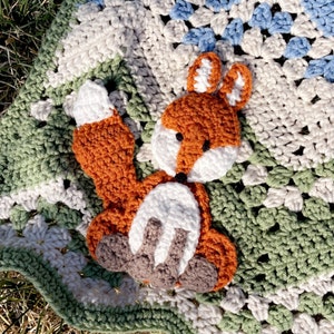 Woodland Animals Applique Pack Crochet Pattern Only Forest Animals Fox ...