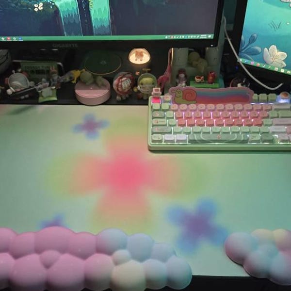 Frutiger Metro Orange and Black Mouse Pad, 9"x8" Computer Aesthetic ...