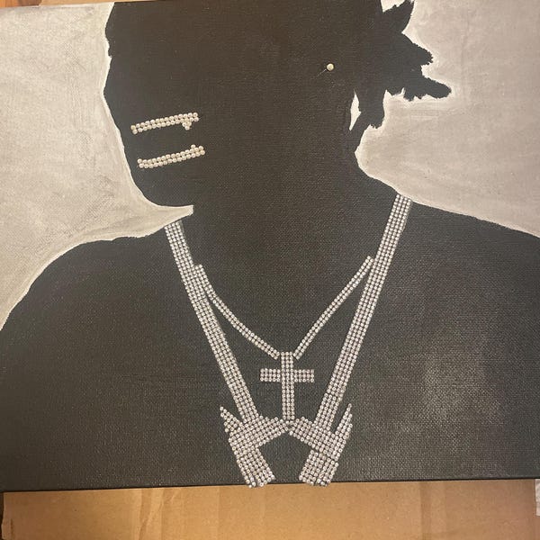 Ken Carson Album Cover Rhinestone Art Canvas - Etsy