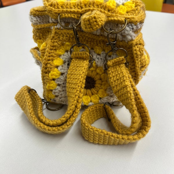 MINI Sunflower Backpack PDF Pattern! With Adjustable AND Removeable ...