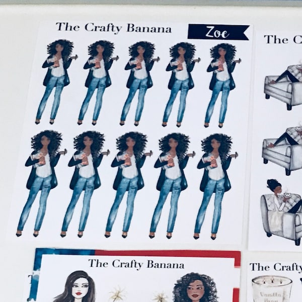 Movie Planner Sticker Kit, Vertical Planner Sticker Kit, Scene Stickers ...