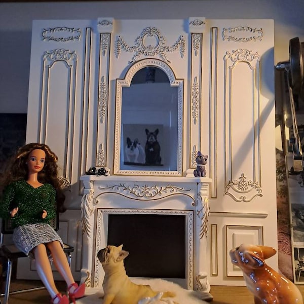 18th-century Birthing Chair Dollhouse Miniature 1:12 Scale V4026 Baby ...