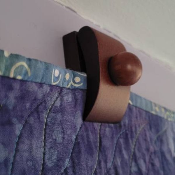 Quilt Hangers for Wall Hangings, Tapestry Hanger Wooden Clips for ...