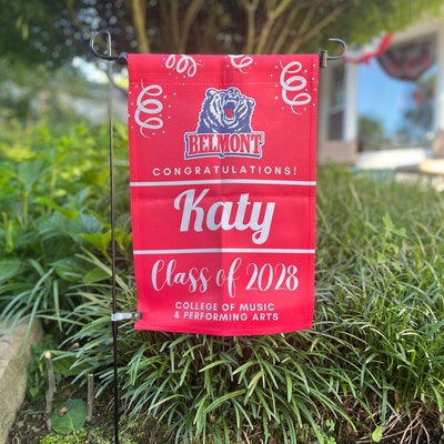 Custom College Bound Yard Flag, Custom College Sign, College Garden ...