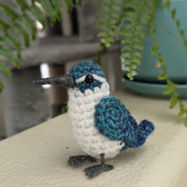 Tufted Titmouse Written Crochet Pattern Realistic Garden Bird Crochet ...