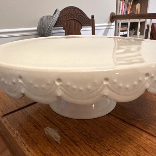 8" Personalized Cake Stand: A Vintage-inspired Custom Gift in Pottery ...