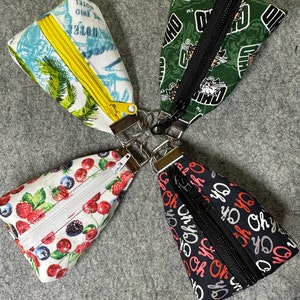 Key Fob Coin Pouch Pattern - Etsy