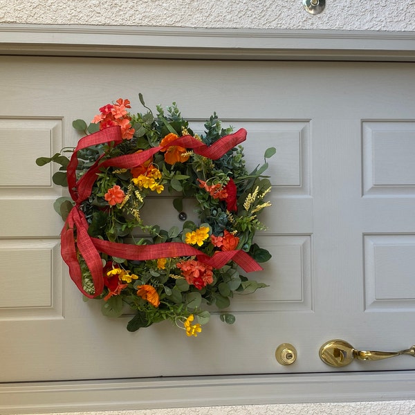 18 Religious Fall Wreath Cross Fall Wreath Fall Grapevine Cross Wreath ...