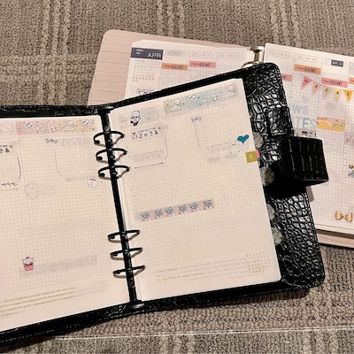 Tan Brown Leather A5 Planner Cover Pebbled PU Leather Planner ...