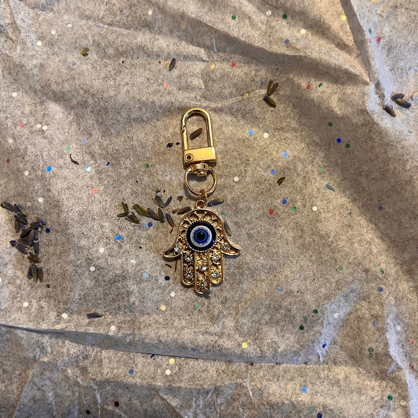 Evil Eye Keychain, Hamsa Keychain, Evil Eye Charm, Evil Eye Protection ...