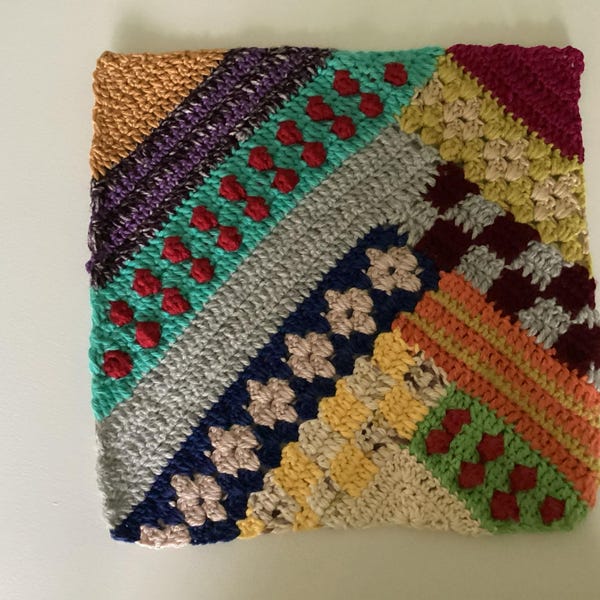 COLOR RIOT BLANKET Patterns/crochet Baby Blanket/crochet Blanket ...