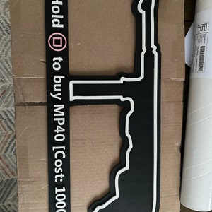 MP40 Wall Gun Buy Wood Sign - Etsy