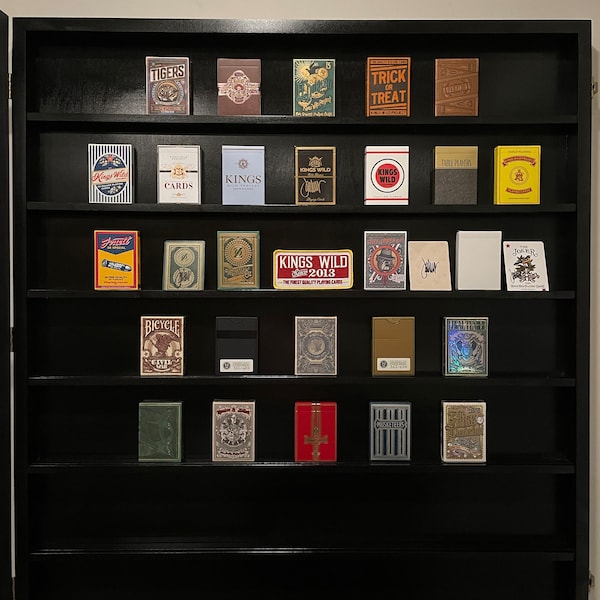 Card Deck Display Case for Decks of Cards/playing Card Deck Display ...