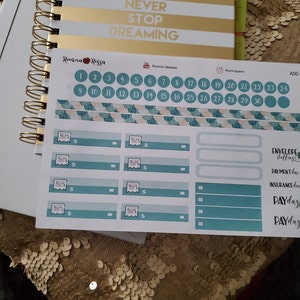 Budget Deco Stickers Decorative Planner Stickers - Etsy