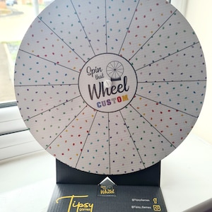 Dry-wipe Rainbow Spinning Wheel Game - Etsy