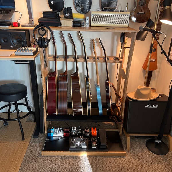 A/B14 14 Space Stacking Guitar Stand - Etsy