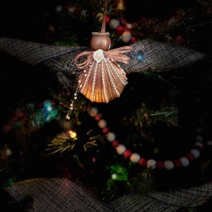 NEW Colors I Seashell Pearl Angel I Shell Angel I Seashell Christmas ...