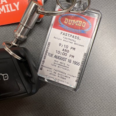 Six Broadway Musical Ticket Keychain - Etsy