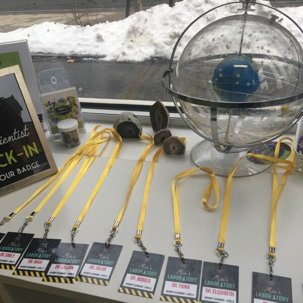 Science Party ID Badge - Scientist Badge - Science Lab Badge ...