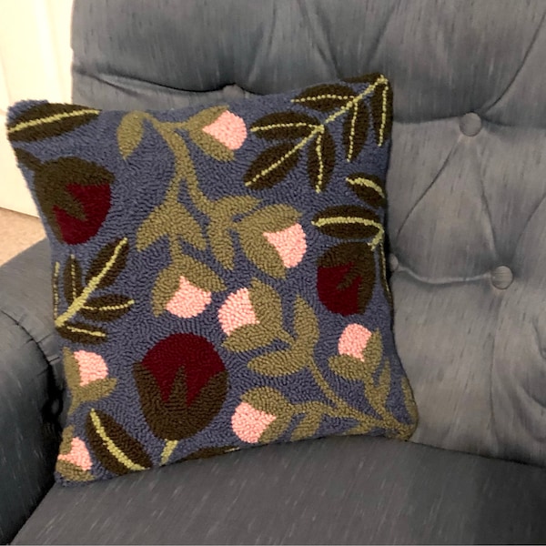 Spring Floral Punch Needle Pillow DIGITAL Pattern - Etsy