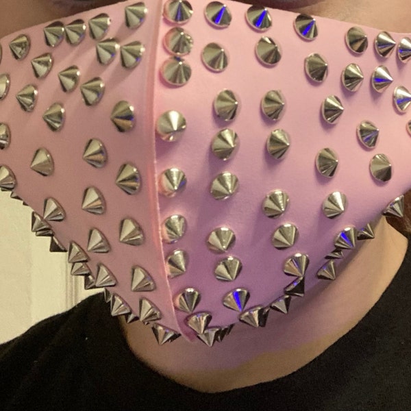 Studded Face Mask | Spike Face Mask | Made in the USA | Lightweight ...