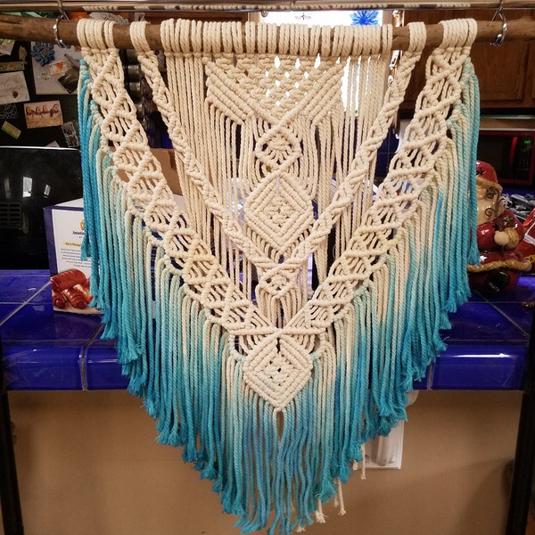 Macrame Wall Hanging Pattern, DIY Layered Wall Hanging Tutorial, Boho ...