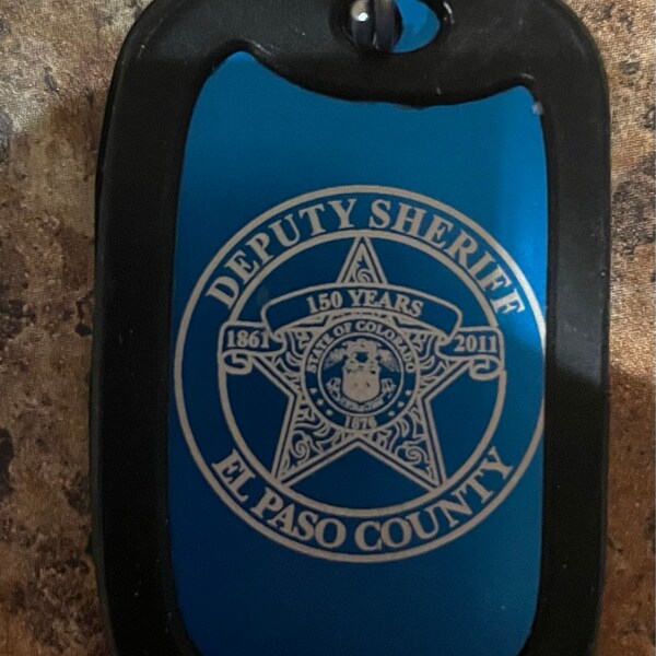 Police // Dog Tag Necklace // Sheriff // Trooper // Agent // Detective ...