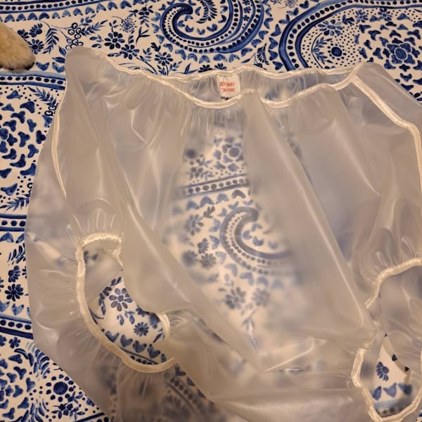 50"/52" Hip - Front Opening - Clear Plastic Waterproof Pants - Tunnel ...