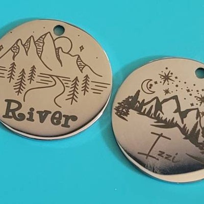 3D Dog Tags, Pet Dog Tag, Dog ID Tag, Personalized Pet Dog ID Tag ...