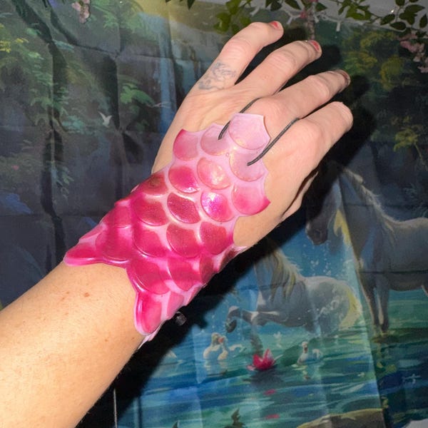 Silicone Mermaid/fish Scales Bracer - Etsy